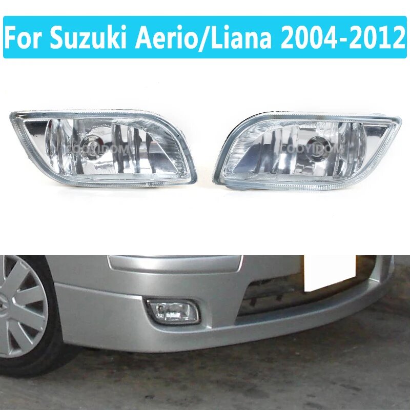 Автомобильные Галогенные Противотуманные фары s для Suzuki Aerio/Liana 2004-2012 для SUZUKI Sx4 2006-2014 Седан Противотуманные фары передний бампер противотумансветильник фары дневсветильник ры Left