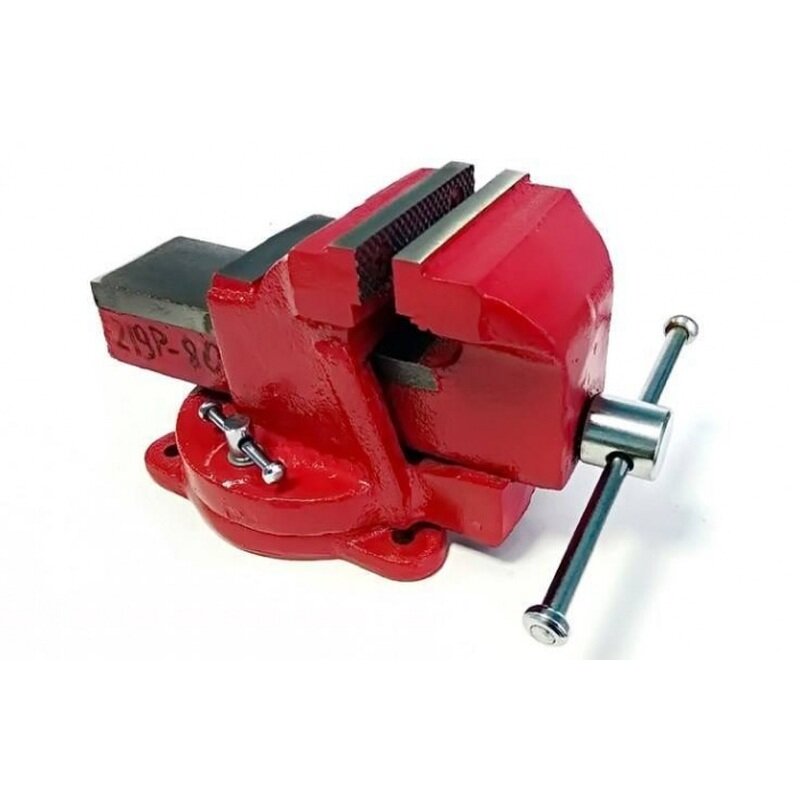 Тиски поворотные с наковальней, ширина губок 80мм (BAUM) F-219P-80