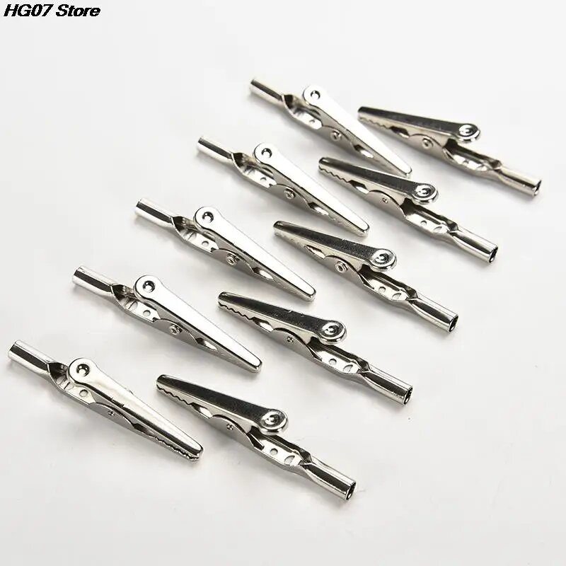 Металлические зажимы типа «крокодил» 52 мм, набор из 10 штук