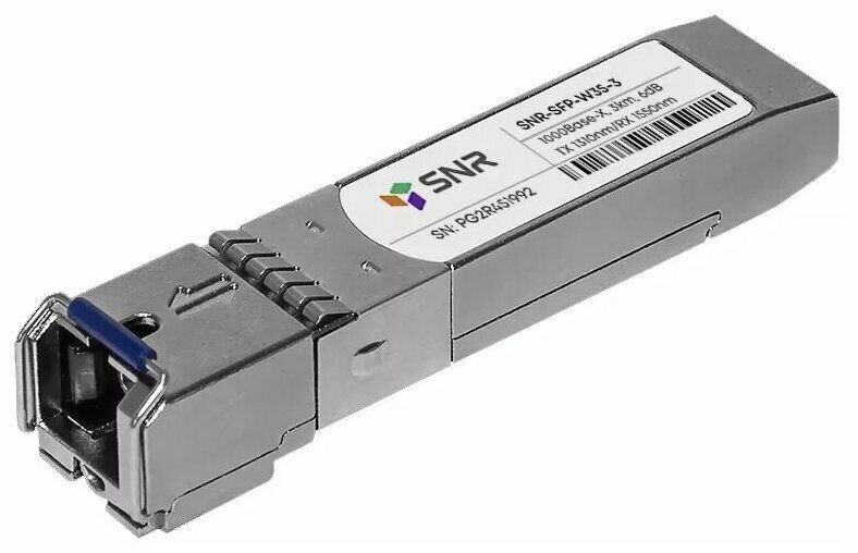 Трансивер SNR Модуль SFP WDM, дальность до 3км (6dB), 1310нм