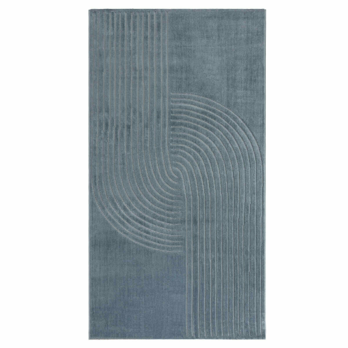 Ковер Турецкий AHENKLI SOFT дизайн J773A BLUE-BLUE 1.6x2.3м