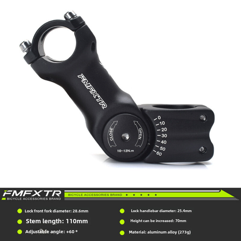 Дополнительное оборудование для подъема руля горного велосипеда, угловой повышающий элемент 25.4/31.8, регулируемая стойка руля (Регулируемая стойка руля 25.4*110 мм)