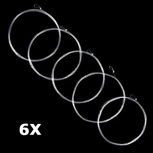 Goture конический нейлоновый поводок для нахлыста 0X-7X