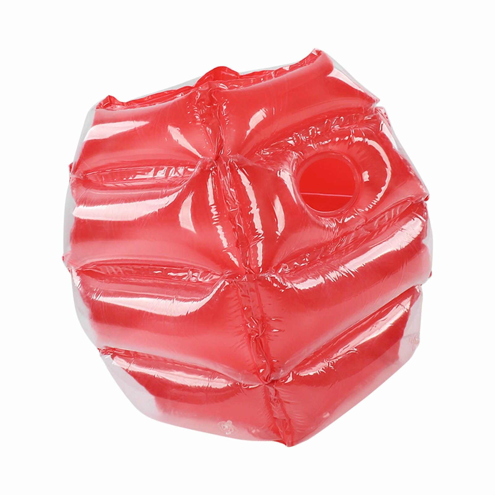 Надувной пузырьковый шар четырехугольник синий Красный со всех сторон Красный со всех сторон