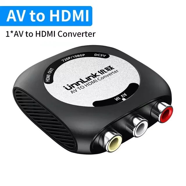 Unnlink HD 1080P Конвертер HDMI в AV AV to HDMI