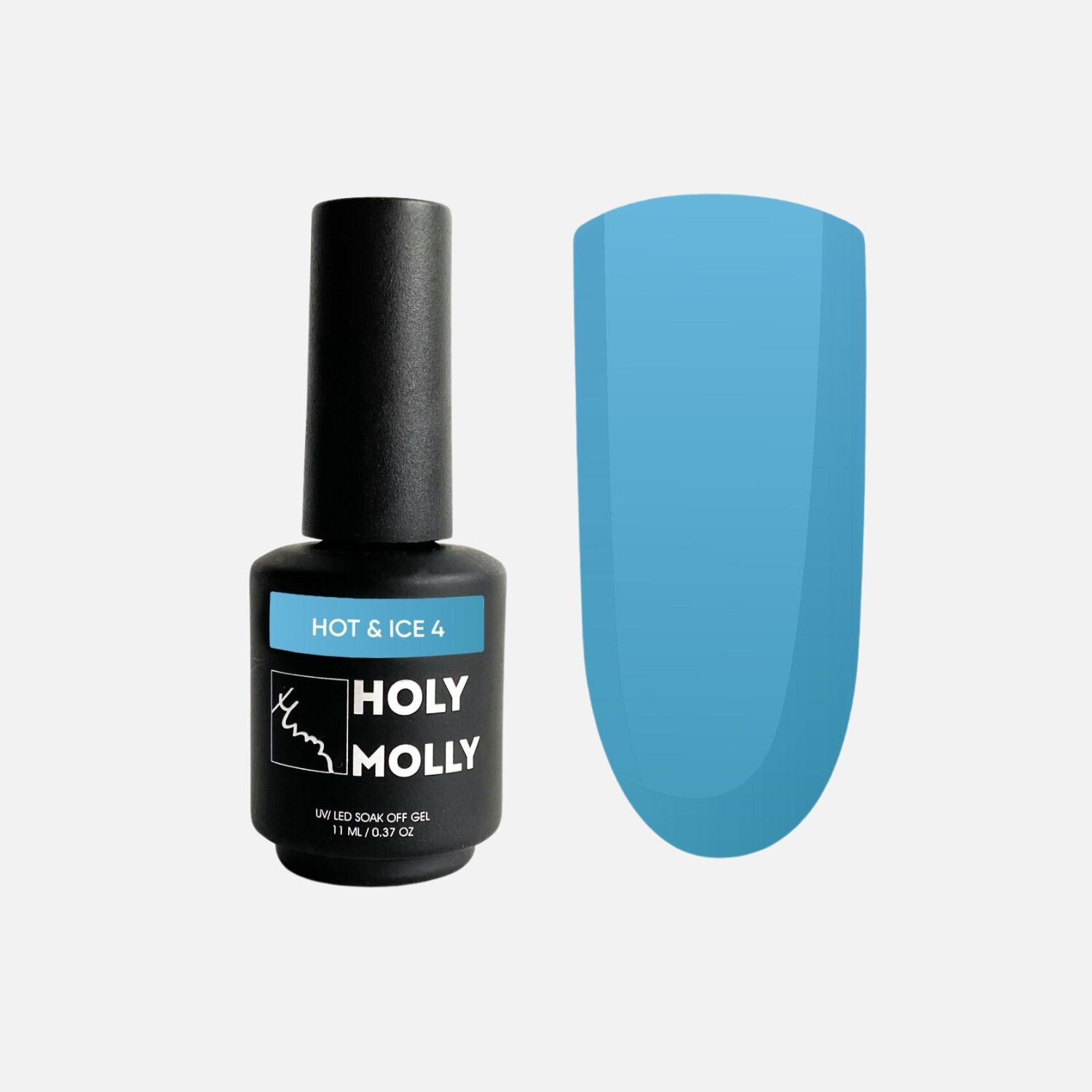 Гель-лак Holy Molly HOT&ICE №04 11 мл ❗️ВНИМАНИЕ❗️СРОК годности 29.05.2026