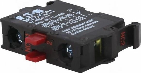 Контактор EATON M22-KC01 Контактная группа 22мм RMQ-Titan -25-70 град. C на заднюю стенку 1 шт
