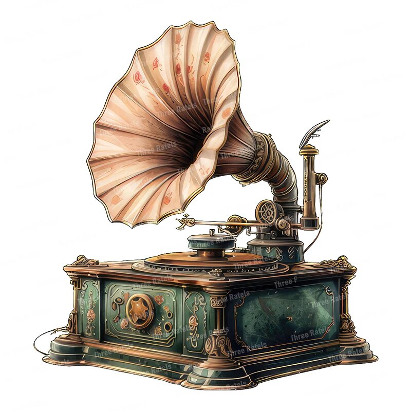 Threeratels Q33 Ретро пасторальный стиль мультяшные наклейки на мебель, наклейки на кухонный холодильник