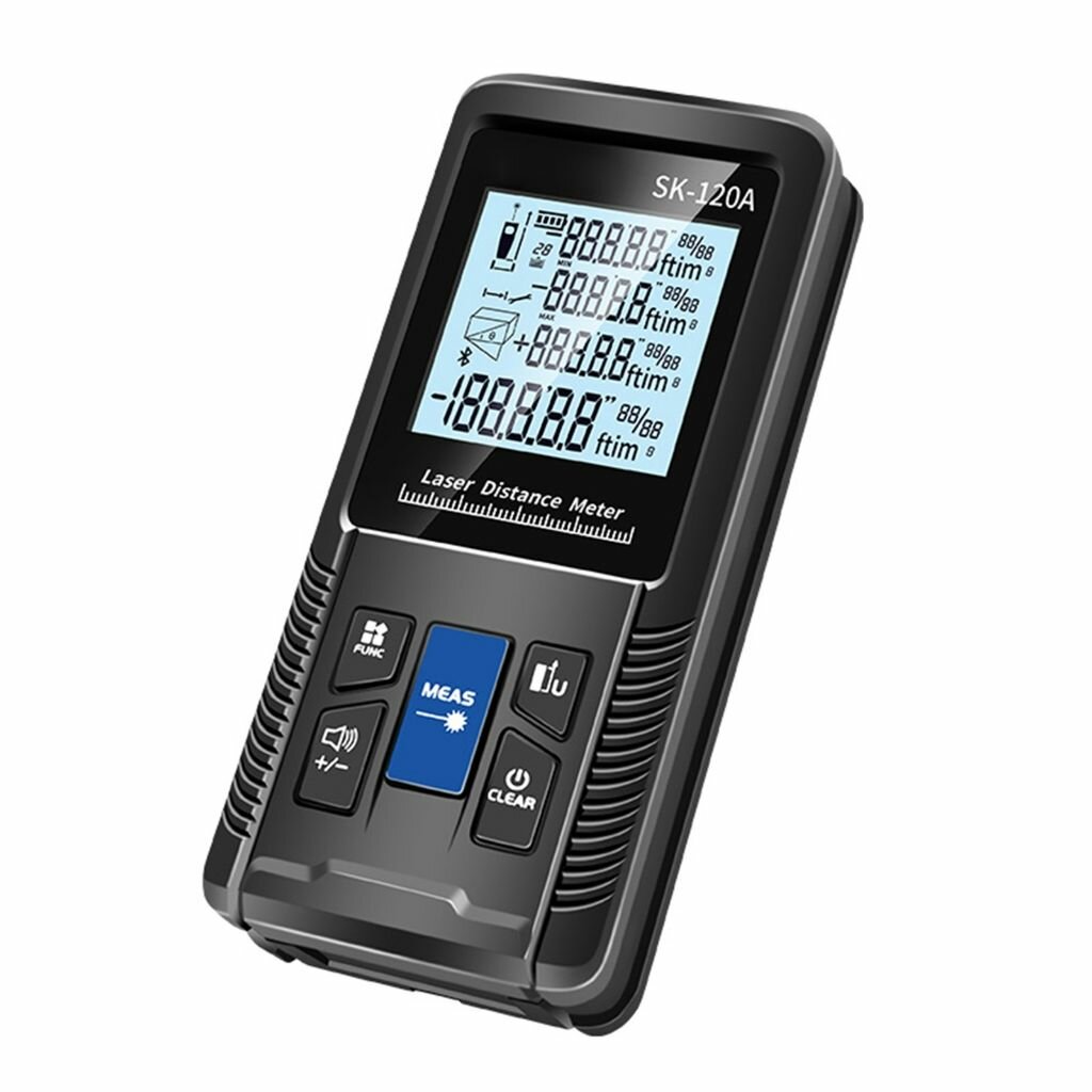 Набор инструментов, Лазерный дальномер, высокоточный ручной лазерный измеритель, электронный инфракрасный измеритель до 120m