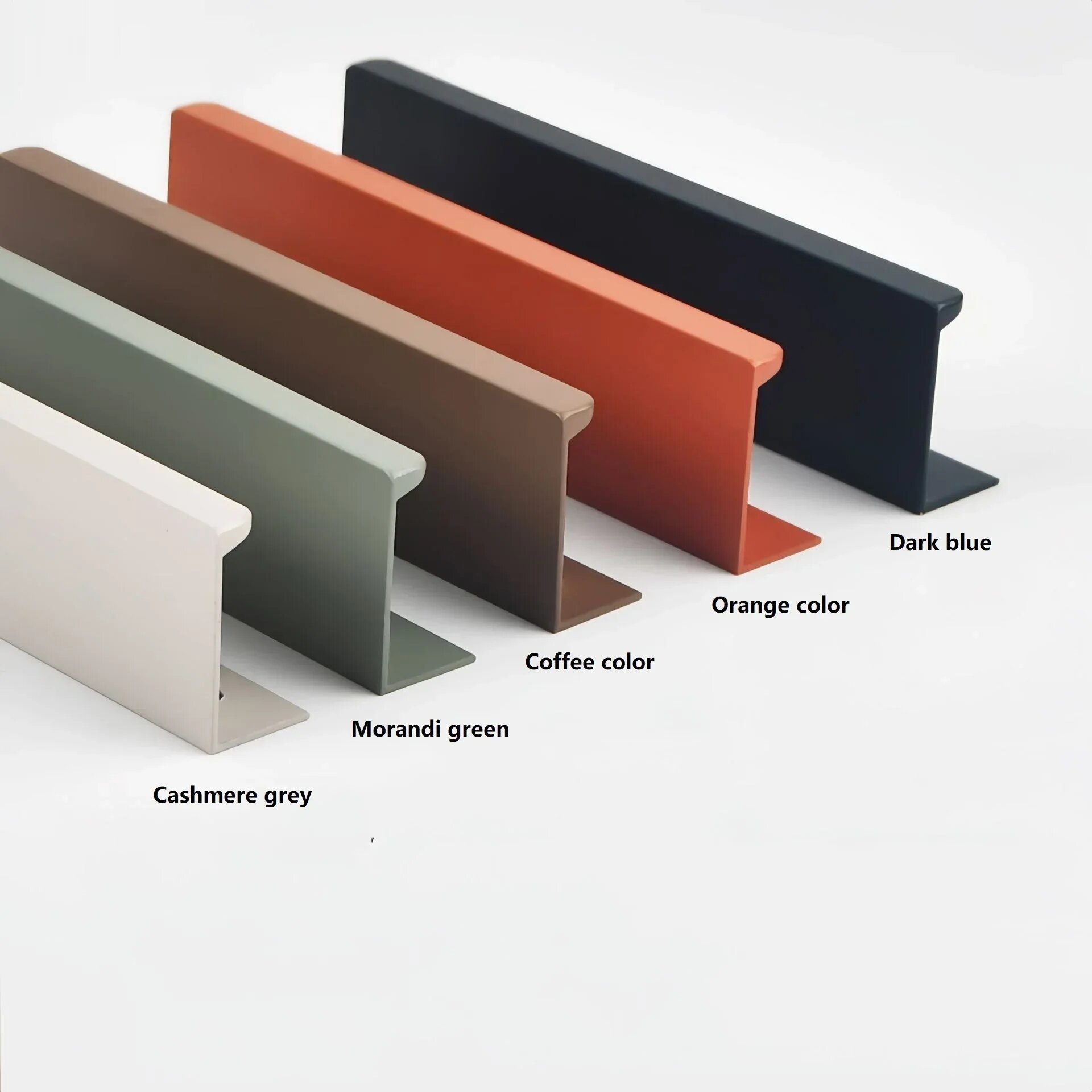 Невидимая ручка для шкафа кашемировый серый 200MM, Cashmere grey