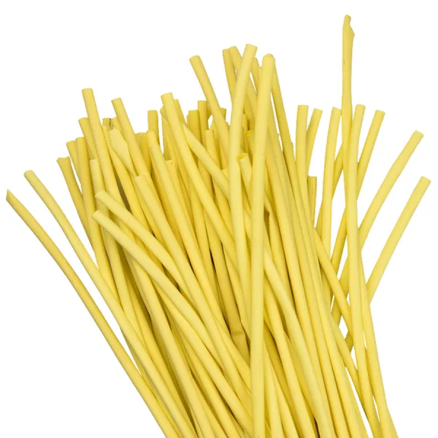 Термоусадочная трубка EKF / ЕКФ PROxima ТУТнг 6/3 полиолефин желтый, длина 1м диаметр 6(3)мм, tut-6-y-1m, 1шт. / термотрубка