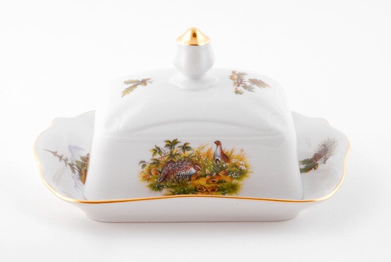 Масленка граненная 250 гр, Охота Мэри Энн 03122316-0363, Leander