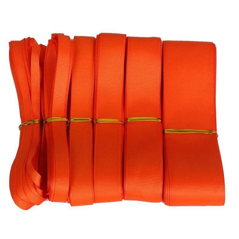 Лента Гро-Гро Beadia 5 ярдов 19 цветов 7-38 мм Оранжевый, Orange, Width 7mm