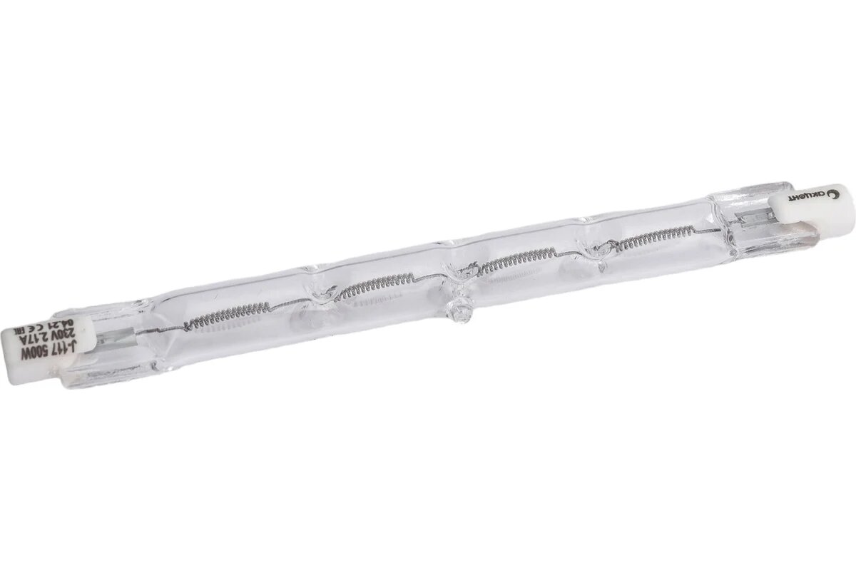 Акцент J117 галогенная лампа 230В 500W линейная R7s 117 мм для прожекторов и светильников