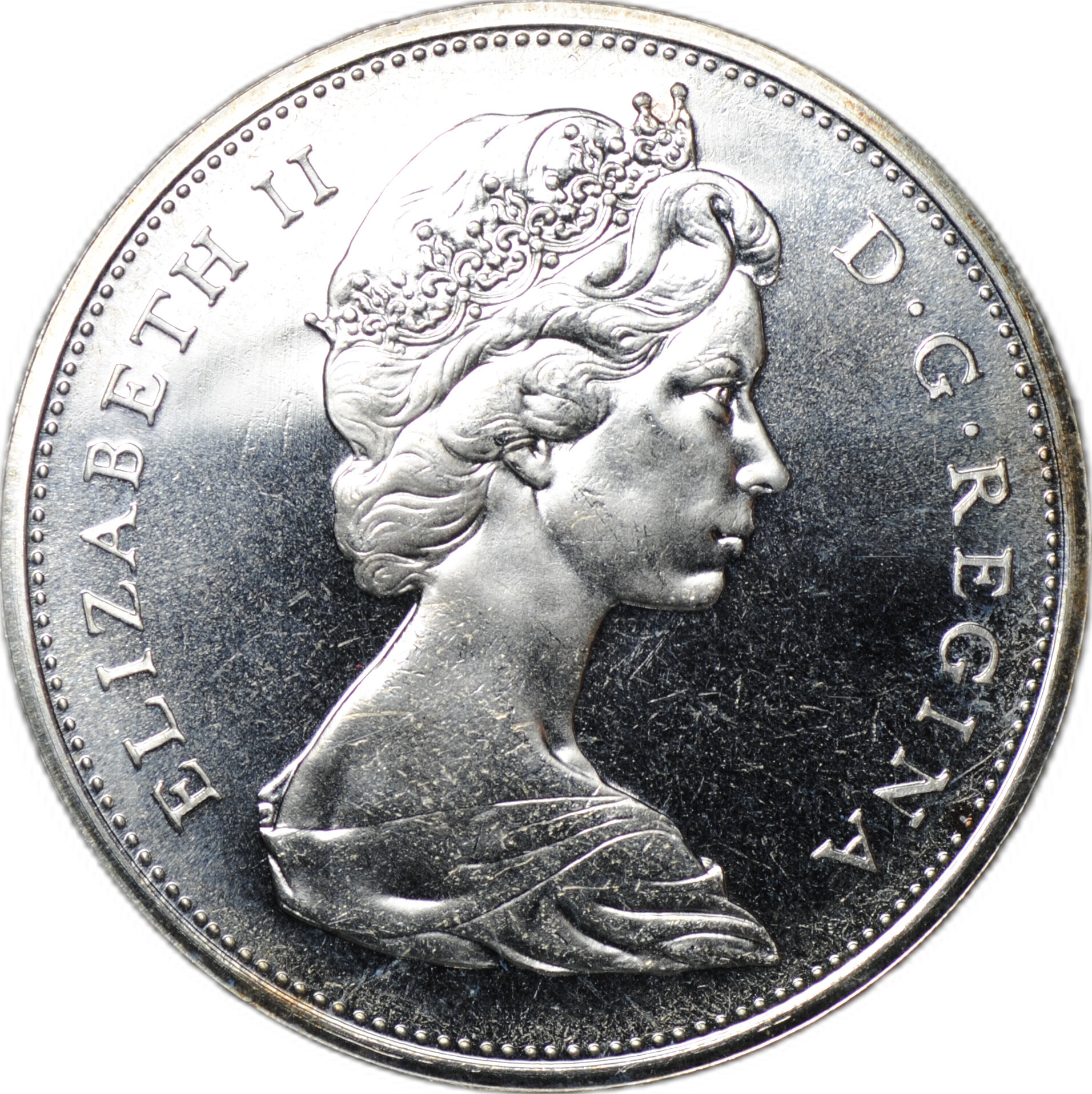 Монета 1 доллар 1965 Канада