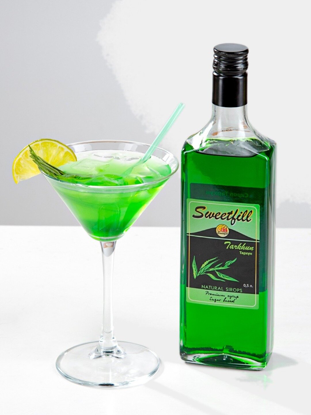 Сироп Sweetfill "Тархун", натуральный, в стеклянной банке, 0.5л