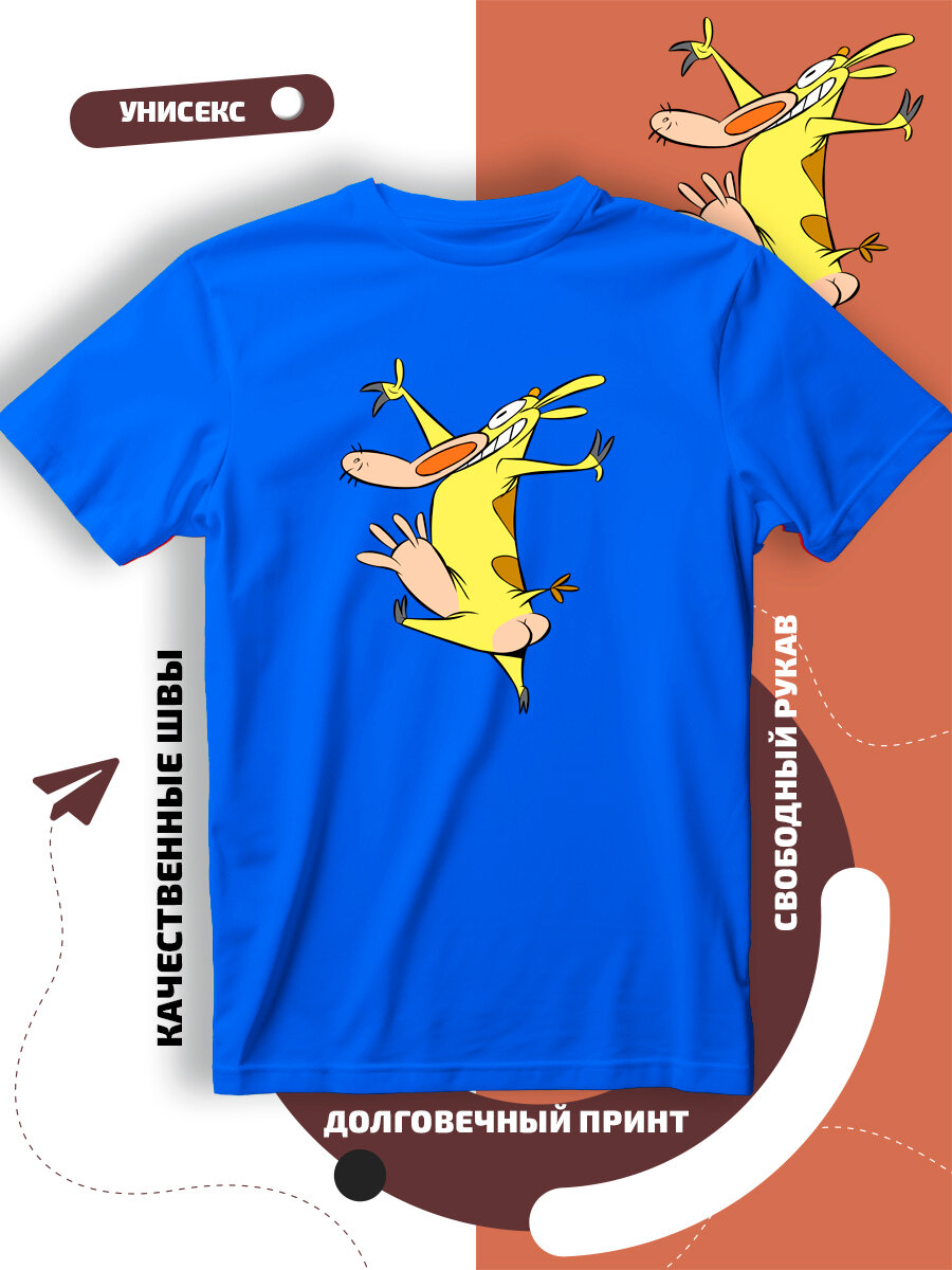 Футболка корова и петушок cow and chicken