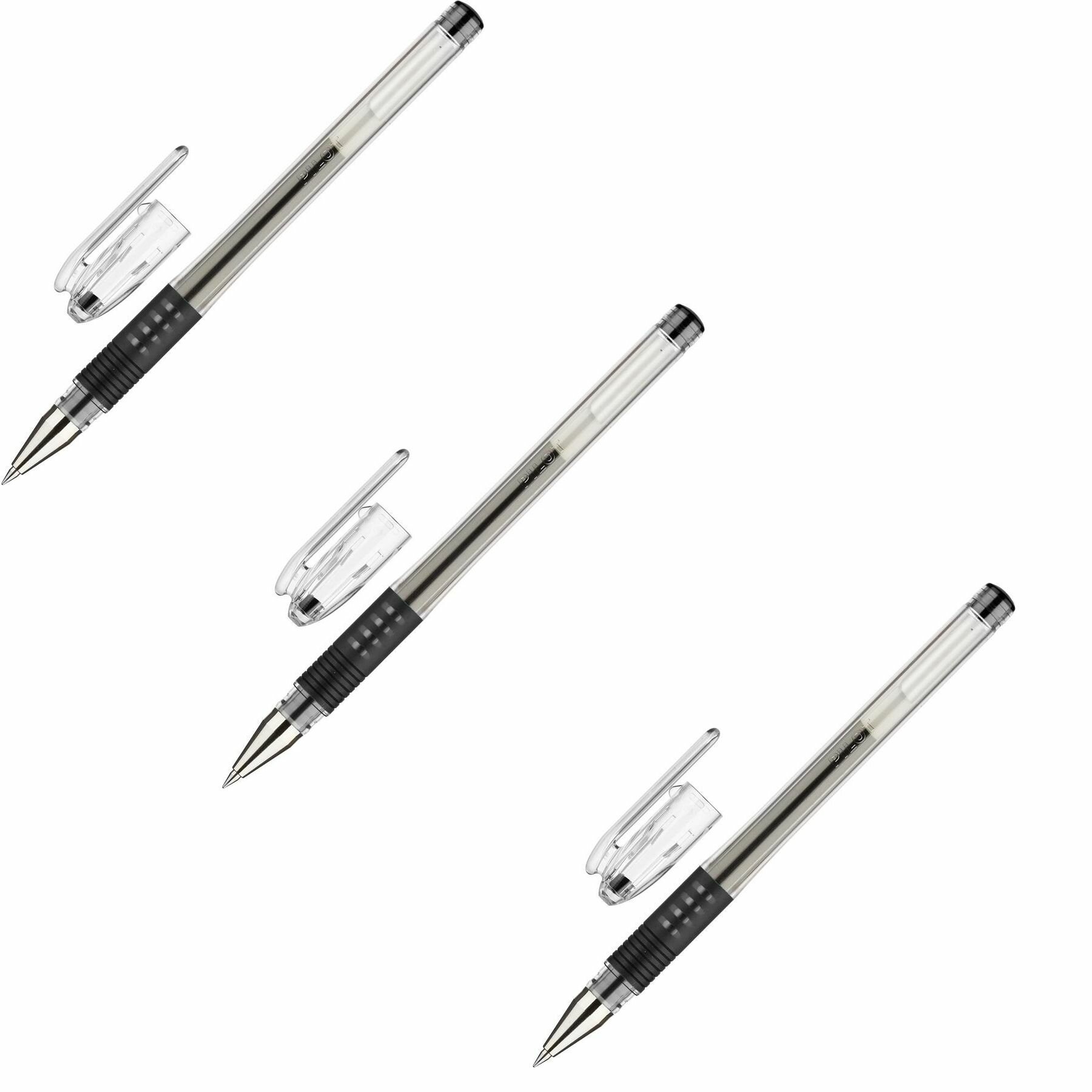 Pilot Ручка гелевая неавтоматическая, черная, 3 уп.