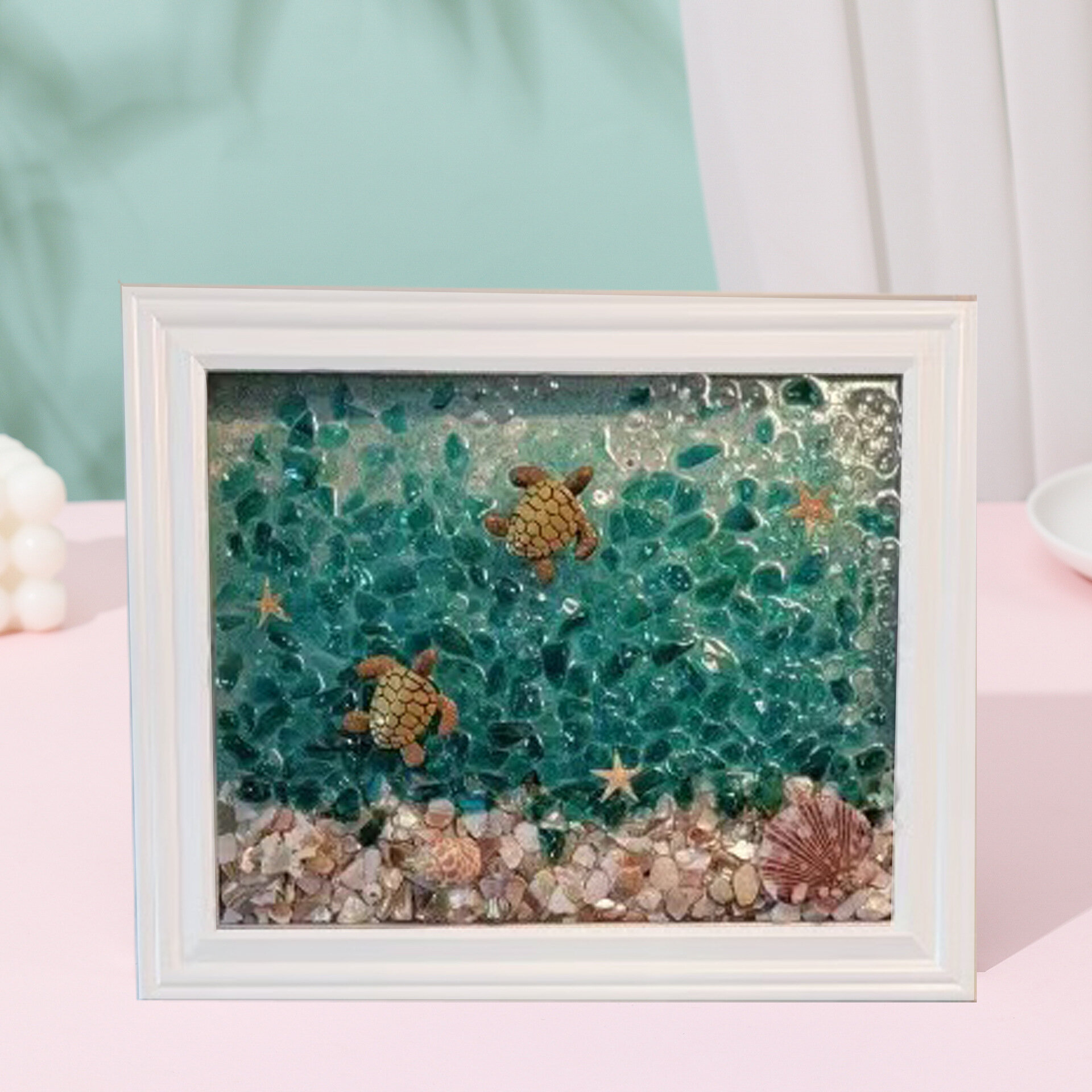 Набор для творчества из смолы, новый DIY, морское стекло, ручная работа, подарочный набор, океан
