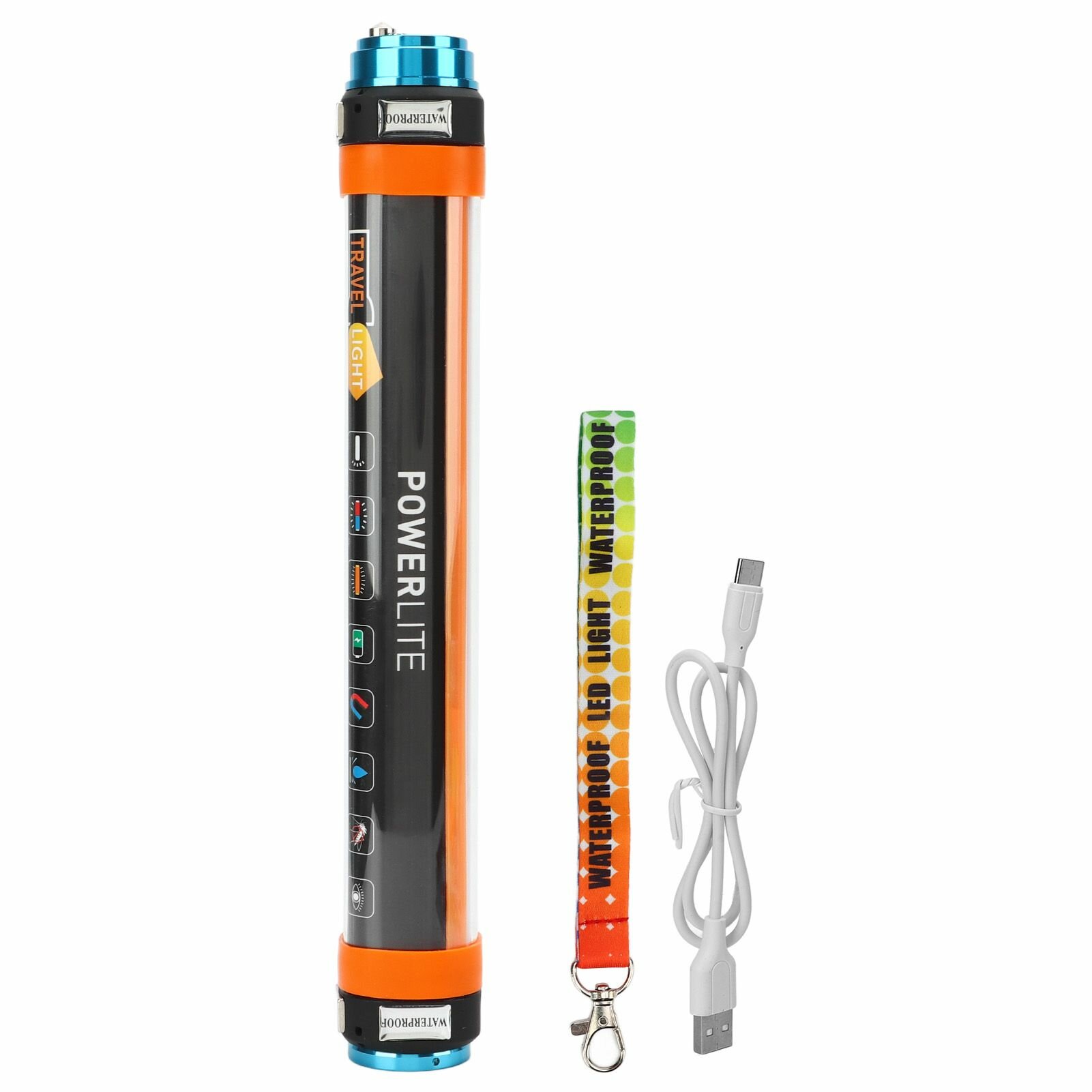 Фонарь магнитный 6 режимов IP68 T30