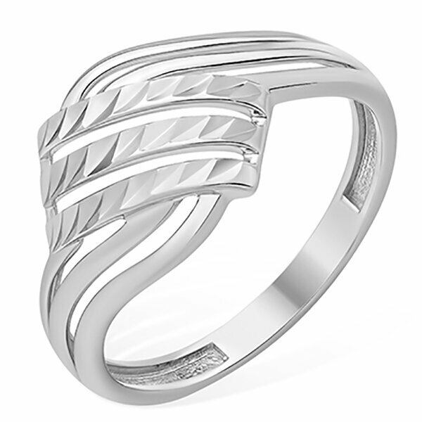 Кольцо, серебро, 925 проба, родирование