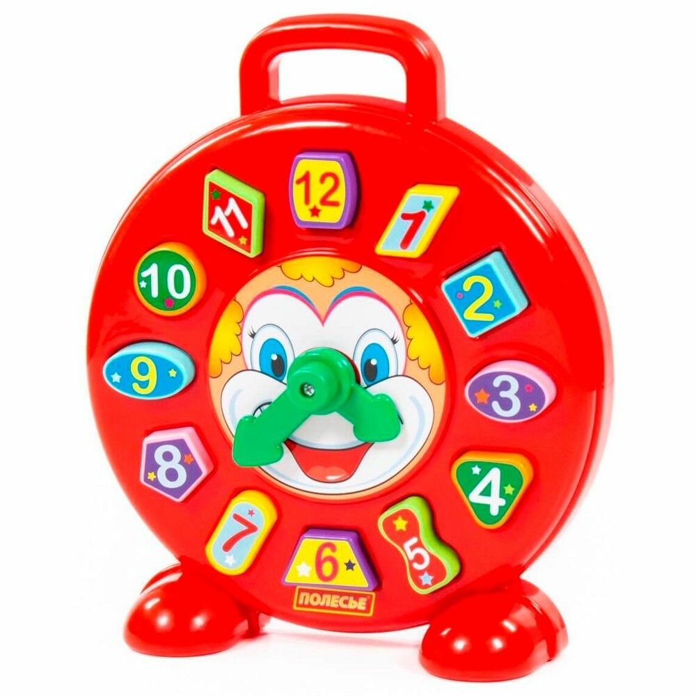 Часы Полесье "Клоун", в сетке (62741)