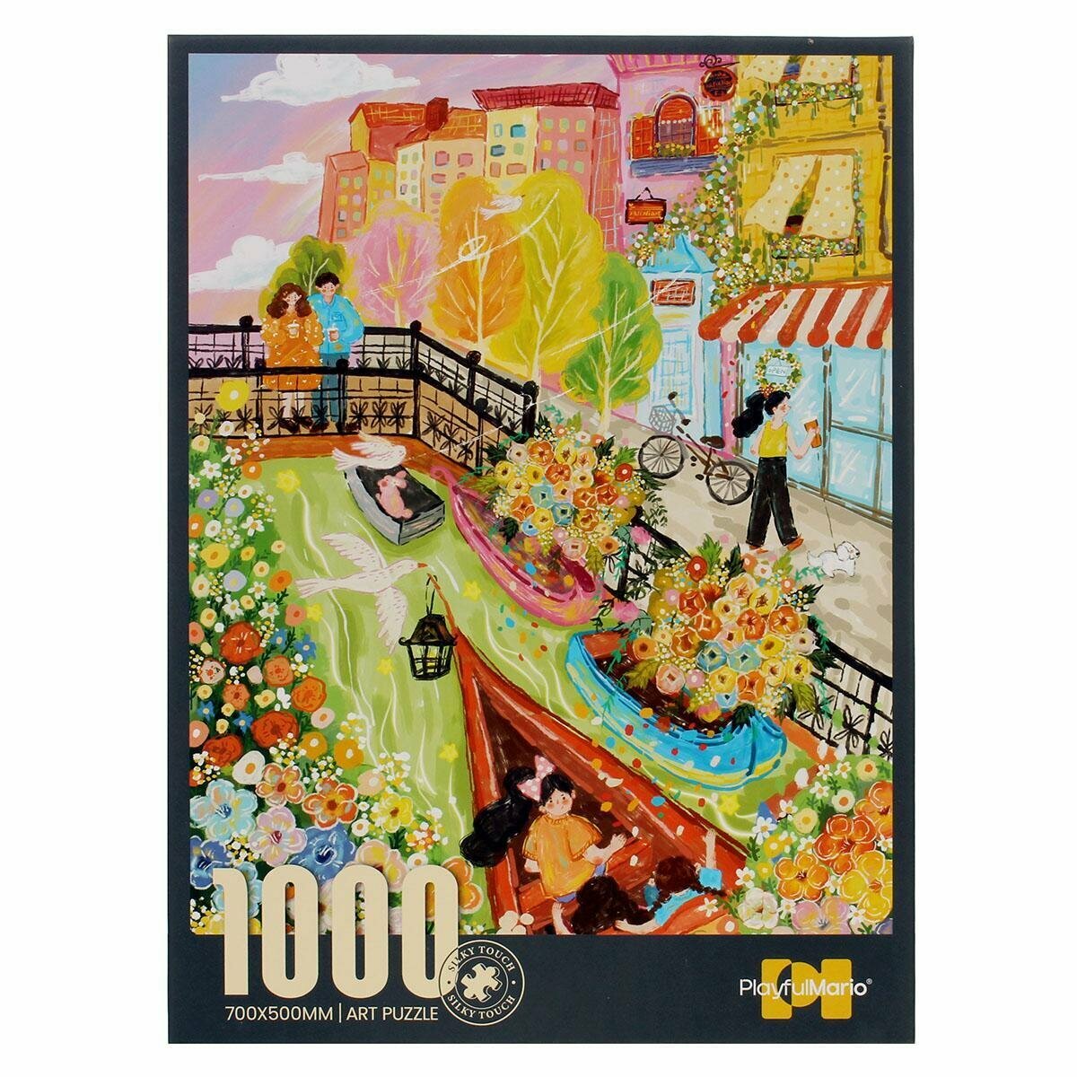 Пазл 1000 элементов Art Puzzle, городской пейзаж, яркие цвета, картон, размер упаковки 700x500мм