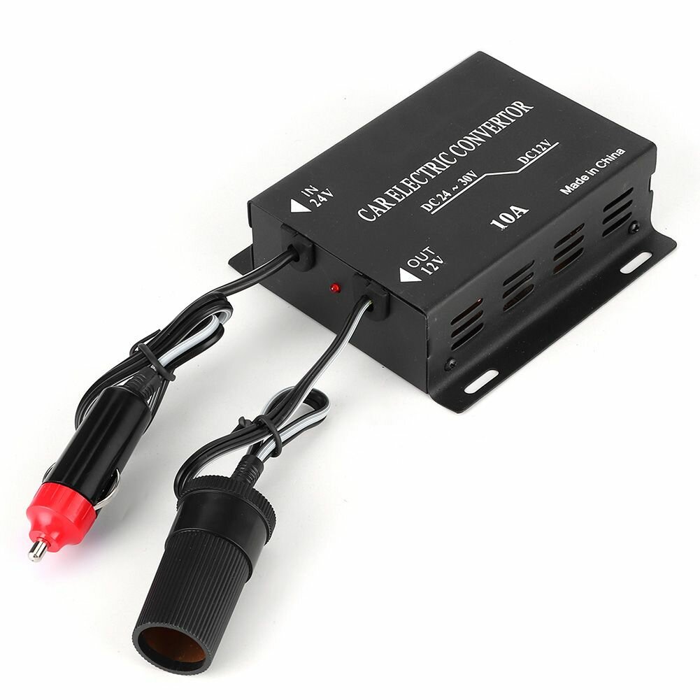 10A 24V в 12V преобразователь напряжения автомобильный источник питания понижающий трансформатор универсальный для автофургонов грузовиков яхт