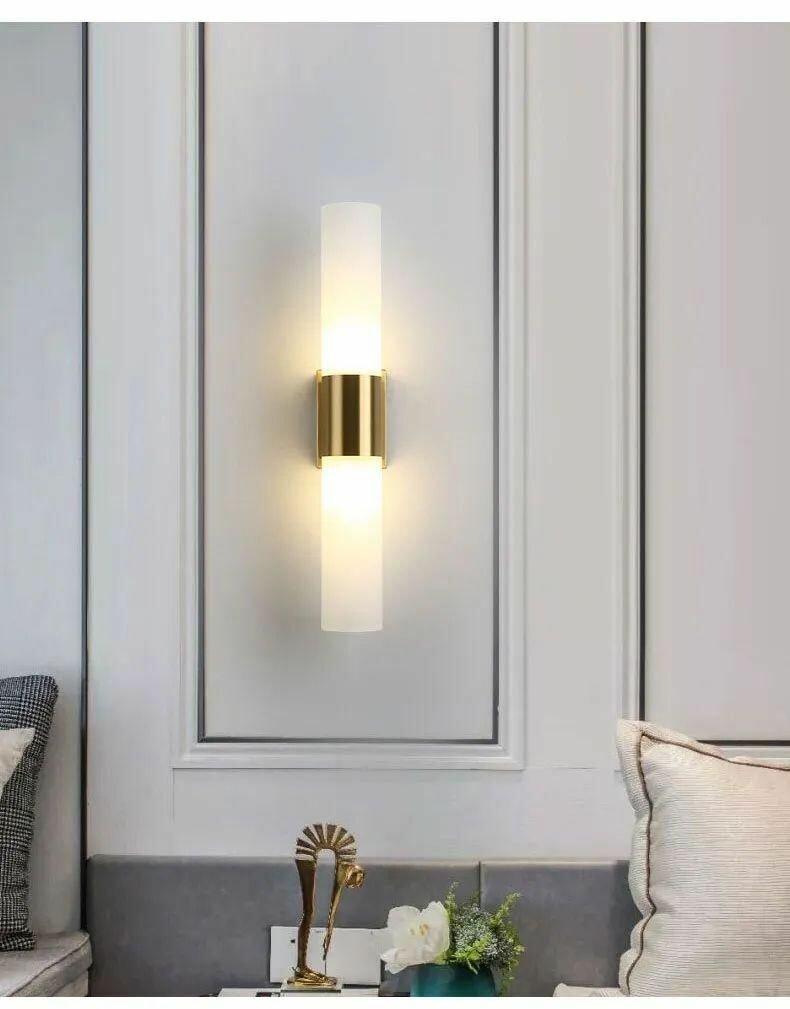 Светильник настенный MC6011, E27, люминесцентный, золотистый