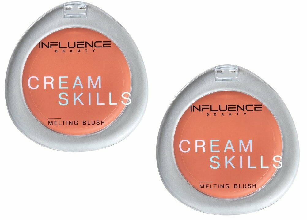 Румяна кремовые Influence Beauty Cream Blush "Cream Skills" тон 01, 2 шт