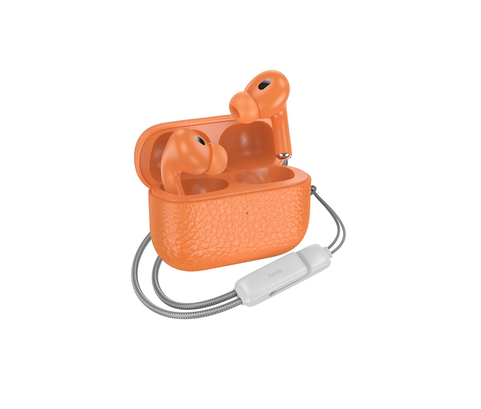 Беспроводные наушники HOCO EQ9 Duke true wireless BT headset (7hours) orange