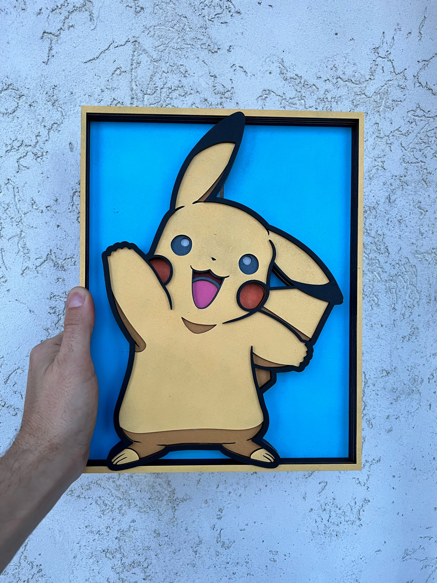 Картина самосборная Пикачу