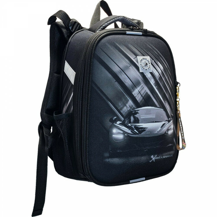 Ранец для мальчиков школьный (Stavia) Скорость мультиколор 30х38х16см арт.82261Б