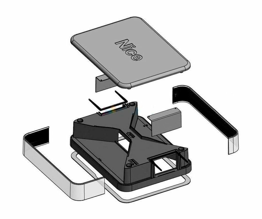 SPAMG095A00 Nice Верхняя крышка тумбы в сборе для шлагбаума MBAR