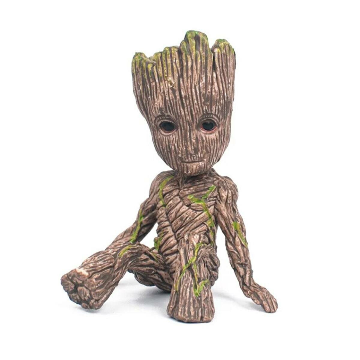 6 см Disney Tree Man Groot Фигурка Модель Игрушки Стражи Галактики Фигурки Игрушки Подарки Мстители Мини Грут Сидящие Иг