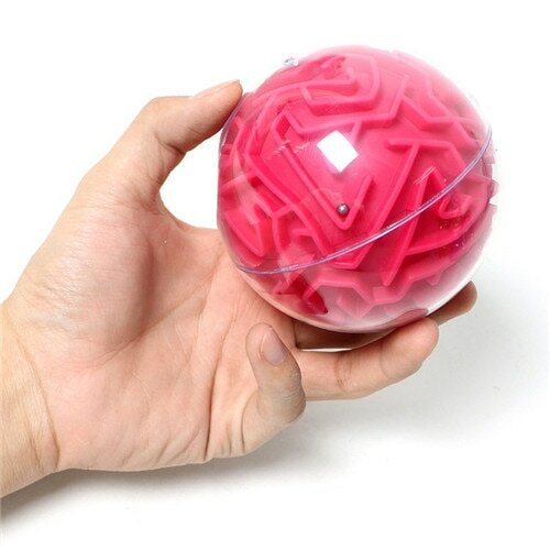 3D прозрачная сфера лабиринт головоломка игрушка ручная игра кейс коробка забавная игра для мозга вызов игрушки баланс р