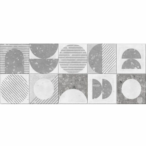 Плитка настенная Gracia Ceramica (Грация Керамика) Lane grey 03 25х60 см, 010100001541 (1.2 м2)