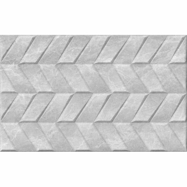 Плитка настенная Gracia Ceramica (Грация Керамика) Нова серая низ 04 25х40 см, 010100001574