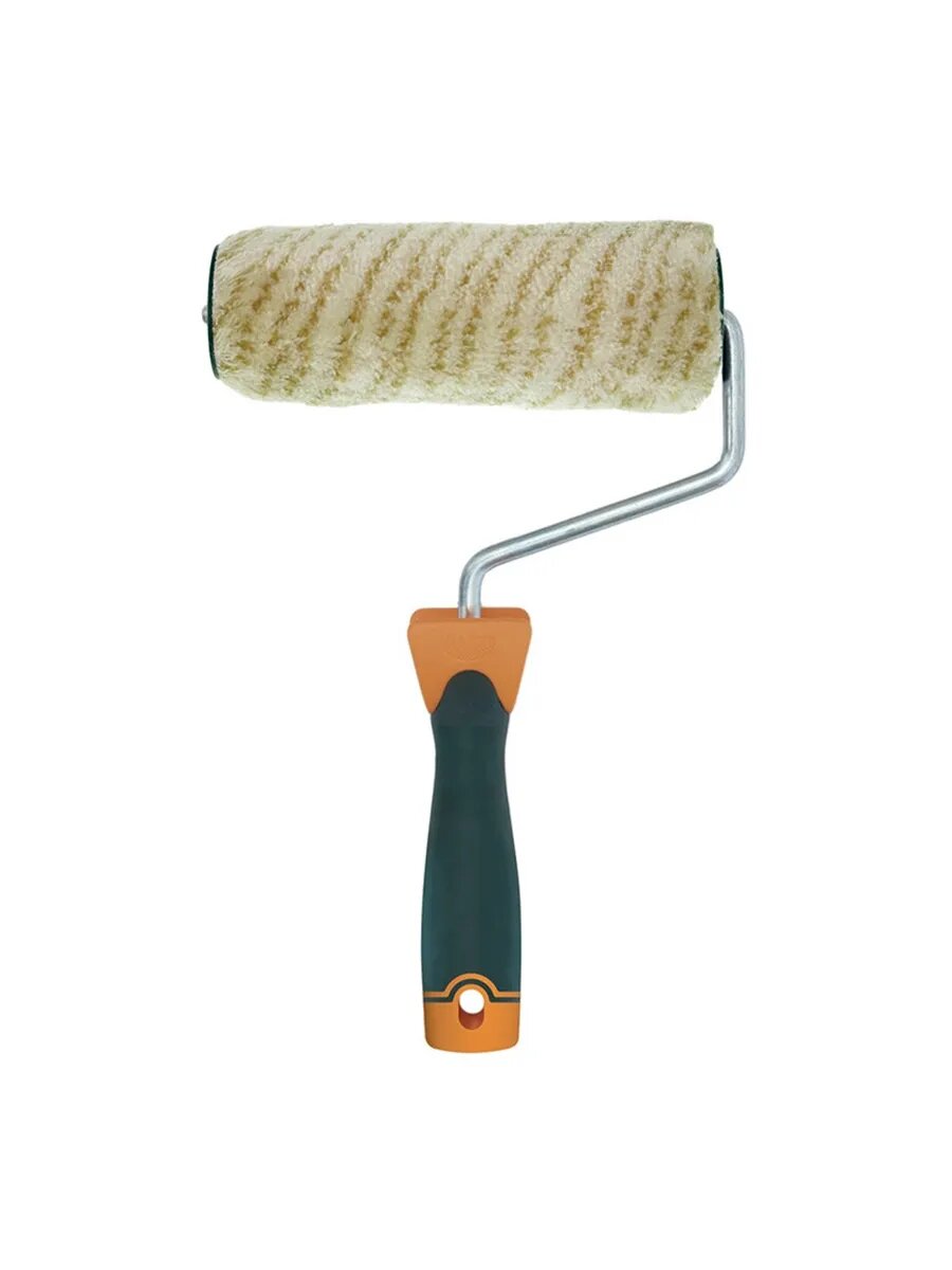 Валик Варяг 32821, полиамид, с бюгелем, цвет оранжевый/синий