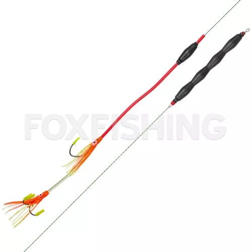 Приманка на сома Контакт Сом №1 Квок с грузом ,1 тройник, 1 catfish №6, оранжевый октопус