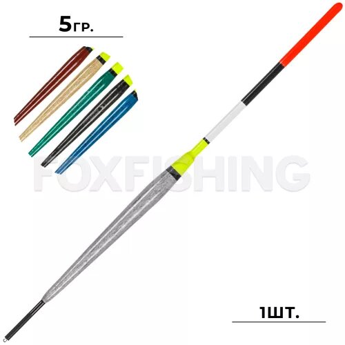 Поплавок Expert 201-70 5гр. 26см. 1шт. антенна 5мм. /цв. Мультиколор