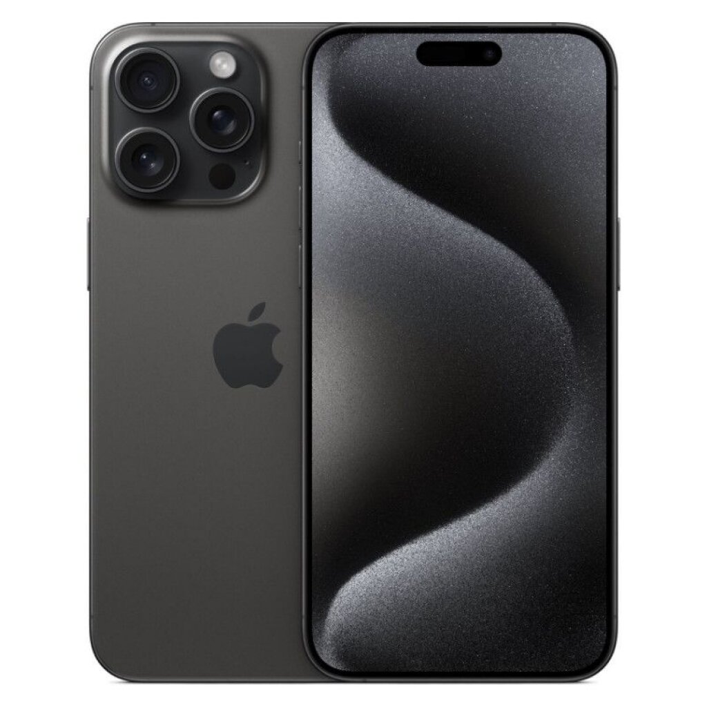 Смартфон Apple iPhone 15 Pro Max, 256Gb, nano SIM+eSIM, Black Titanium (Черный)