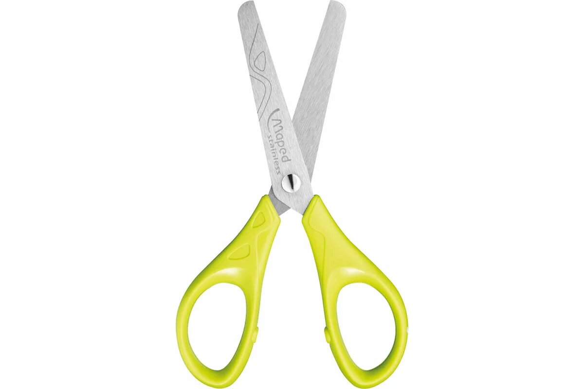 Maped Essentials ножницы 130 мм с закругленными лезвиями ассорти 464210 238305