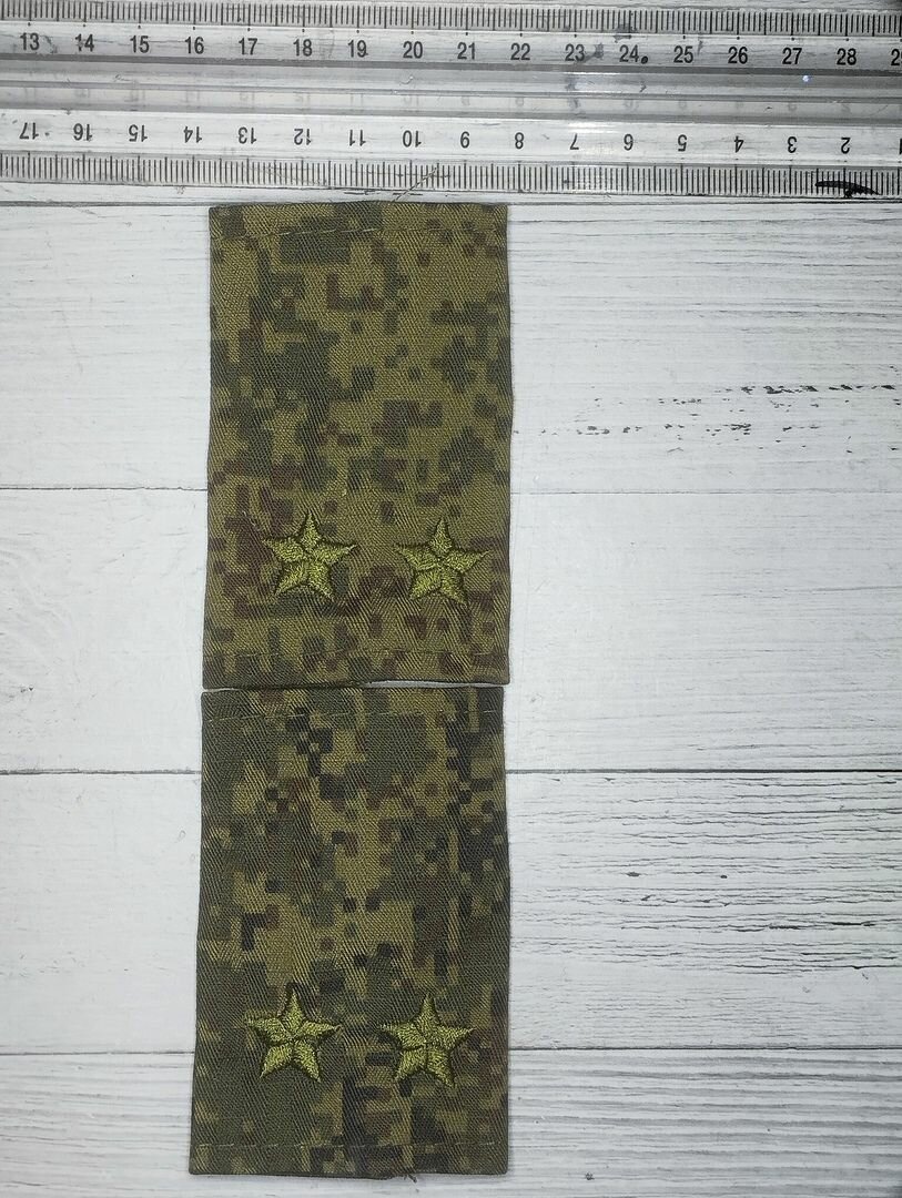 Подполковник фальш погоны пиксель (русская цифра МО РФ)