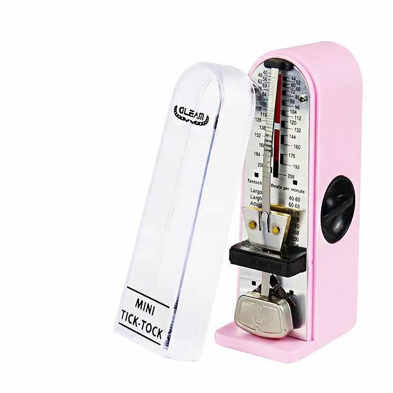 Портативный механический метроном с цифровым счетом 11x5,2x3,5 см-.