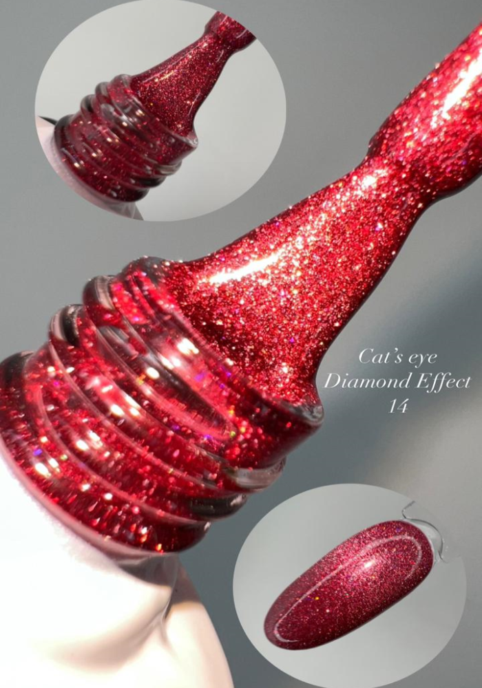 Гель-лак FOR YOU Cat's eye DIAMOND № 14