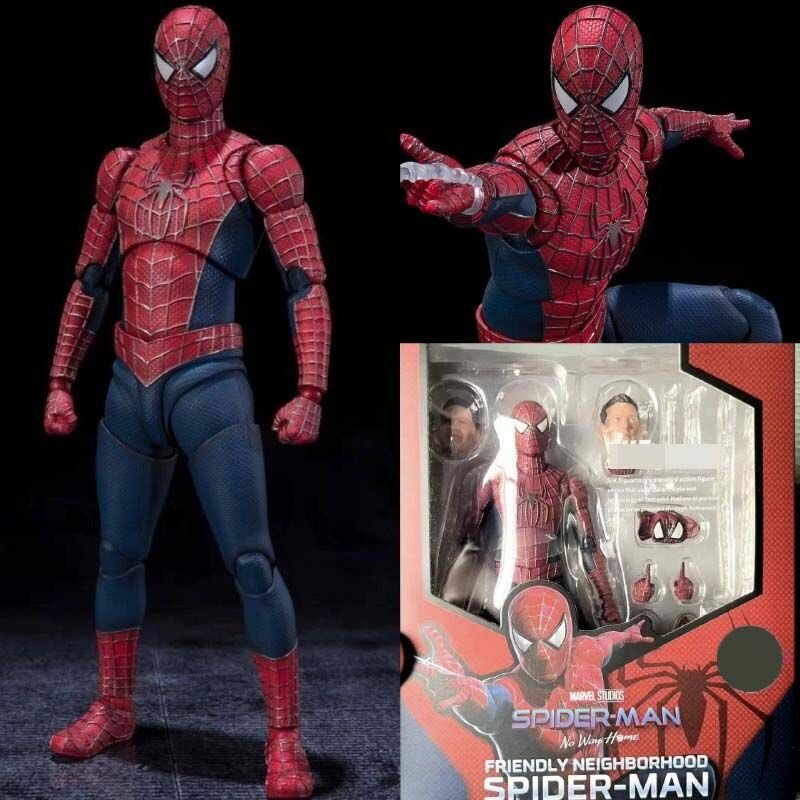 Spider-Man: No Way Home/человек паук фигурка, Tobey Maguire, подвижные фигурки,15 см