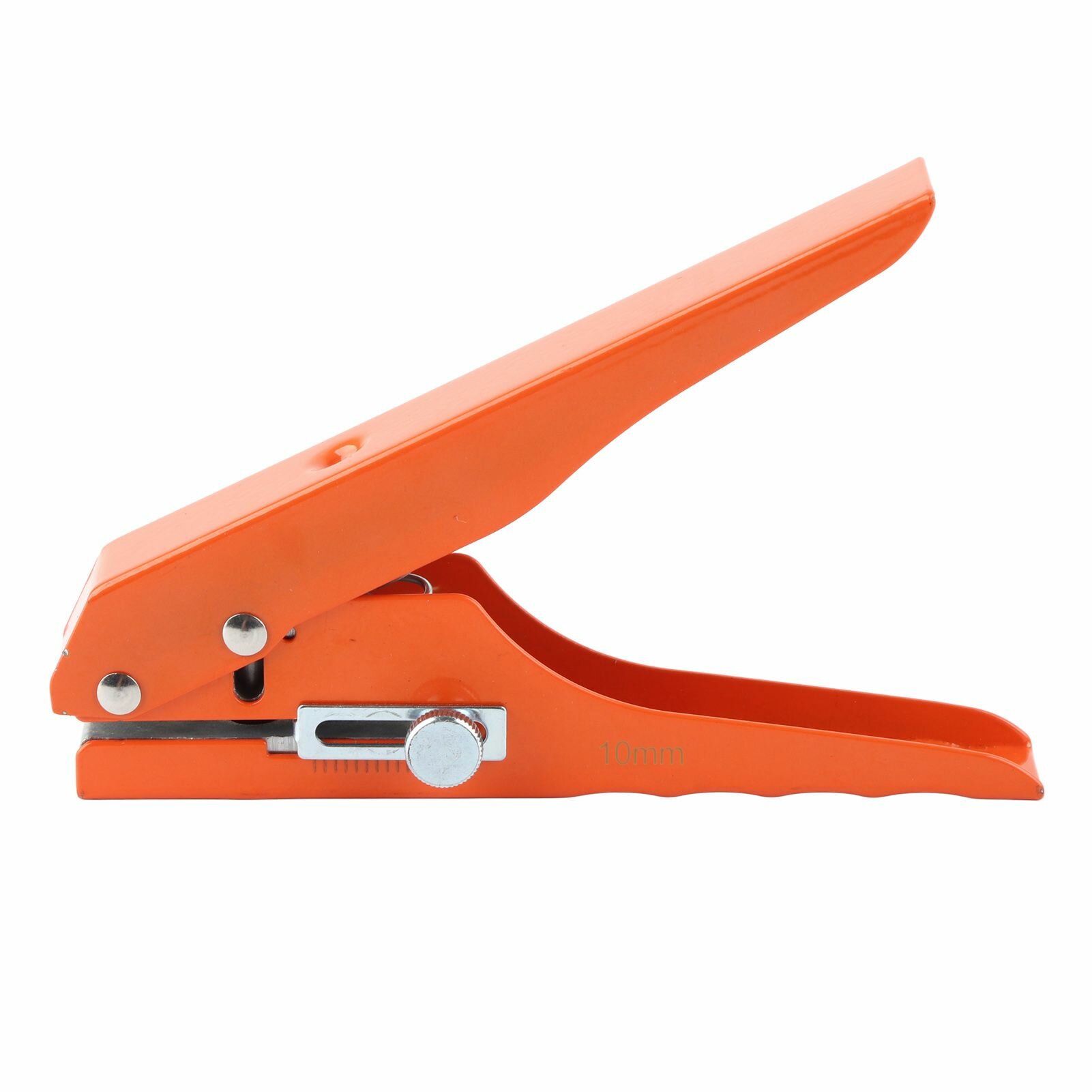 Регулируемый дырокол 10 мм, портативный дырокол для экономии усилий, со шкалой для картона, бумаги, поделок из ПВХ и проектов сделай сам