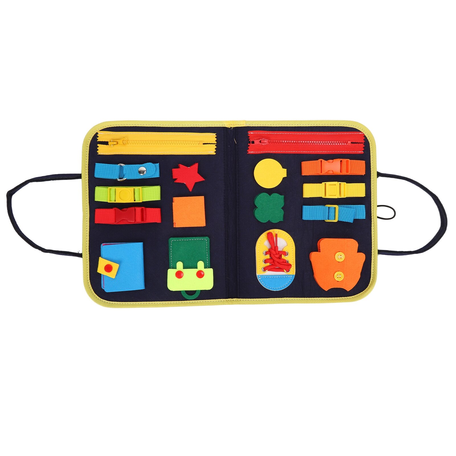 Сенсорное развивающее одеяло, средство для снятия тревоги, развития интеллекта, многофункциональная сенсорная доска для развития базовых навыков для пожилых детей.