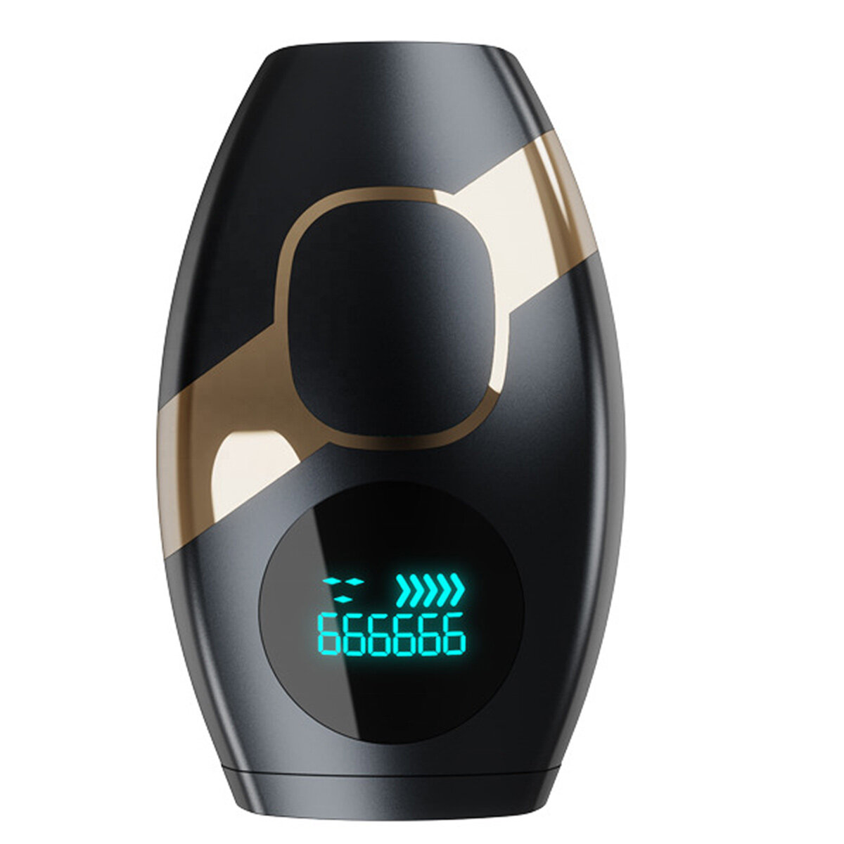 Аппарат для удаления волос IPL в домашних условиях для женщин, лазерная система безболезненного постоянного удаления волос, для лица, верхней губы, линии бикини, подмышек, спины, ног, рук, лица и всего тела, черный